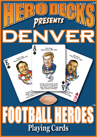 Denver Football Heroes Playing Cards for Broncos Fans – Hero Decks
